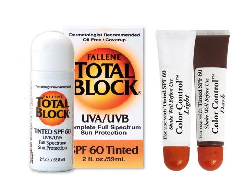 Shop Fallene Total Block Sunscreen Tinted SPF 60 at LovelySkin.com