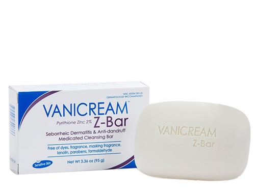 Vanicream Z-Bar (Pyrithione Zinc 2%) Medicated Cleansing Bar | LovelySkin